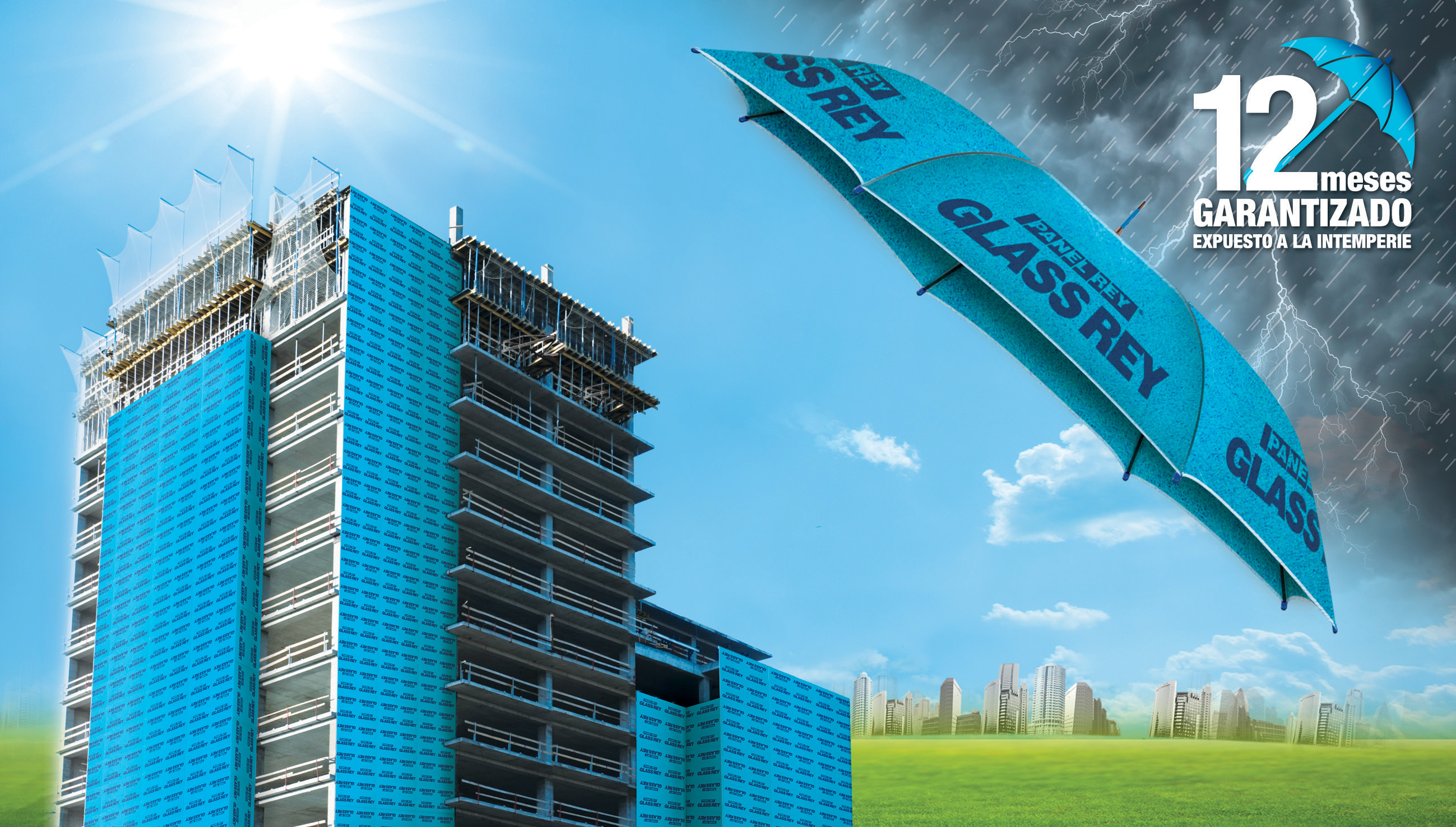 Folleto Panel Rey Glass Rey Tornillo Revestimiento